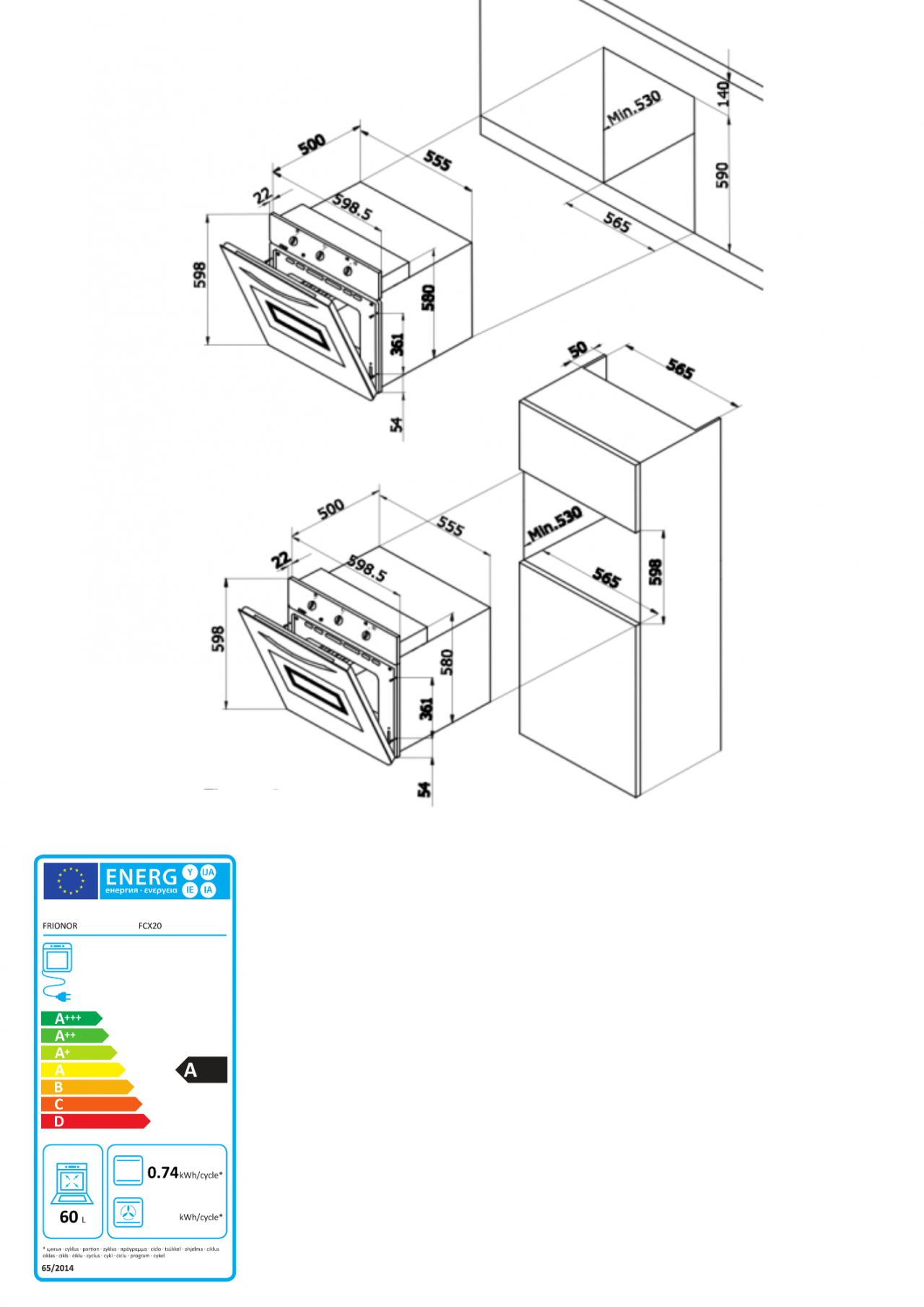 Four Convection Naturel Inox - Nord Inox pro